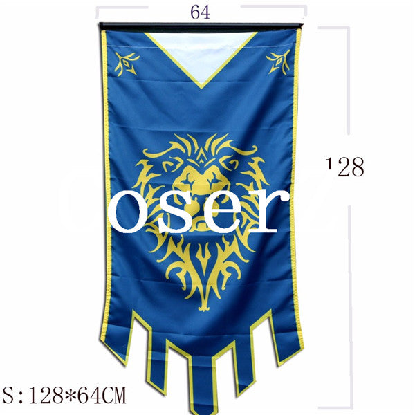 World of Warcraft Horde and alliance Flags WOW Hearthstone Flags – CoserZ