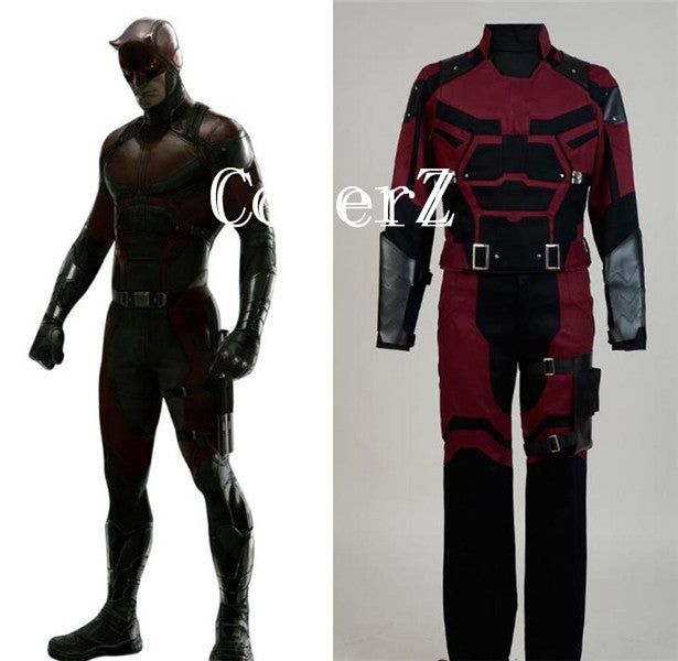 Daredevil Outfit Suit Costume Halloween Cosplay Costuems – Coserz