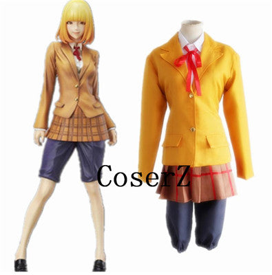 Prison School Jyugo Jumpsuits Prisoner NO.15 Cosplay Costume – CoserZ