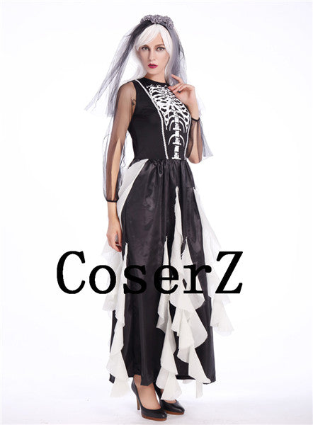 Corpse Bride Costume Ladies Joker Cosplay Costume – CoserZ