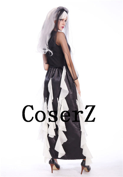 Corpse Bride Costume Ladies Joker Cosplay Costume – CoserZ