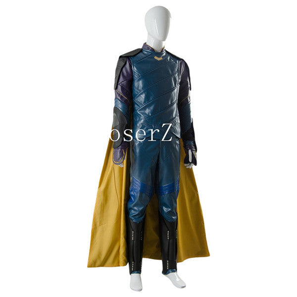 Thor 3 Ragnarok Loki Costume Tom Sakaar Suit Cape Cosplay Costume – CoserZ