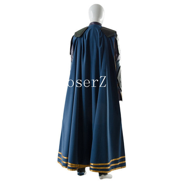 Thor 3 Ragnarok Loki Costume Tom Sakaar Suit Cape Cosplay Costume – Coserz