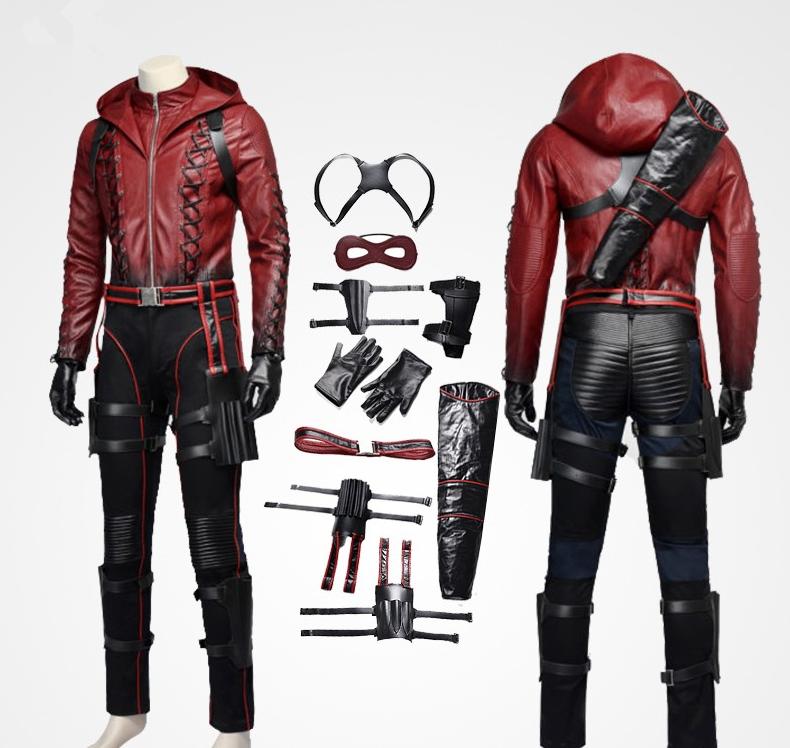 Green Arrow Red Arrow Roy Harper Cosplay Costume – CoserZ