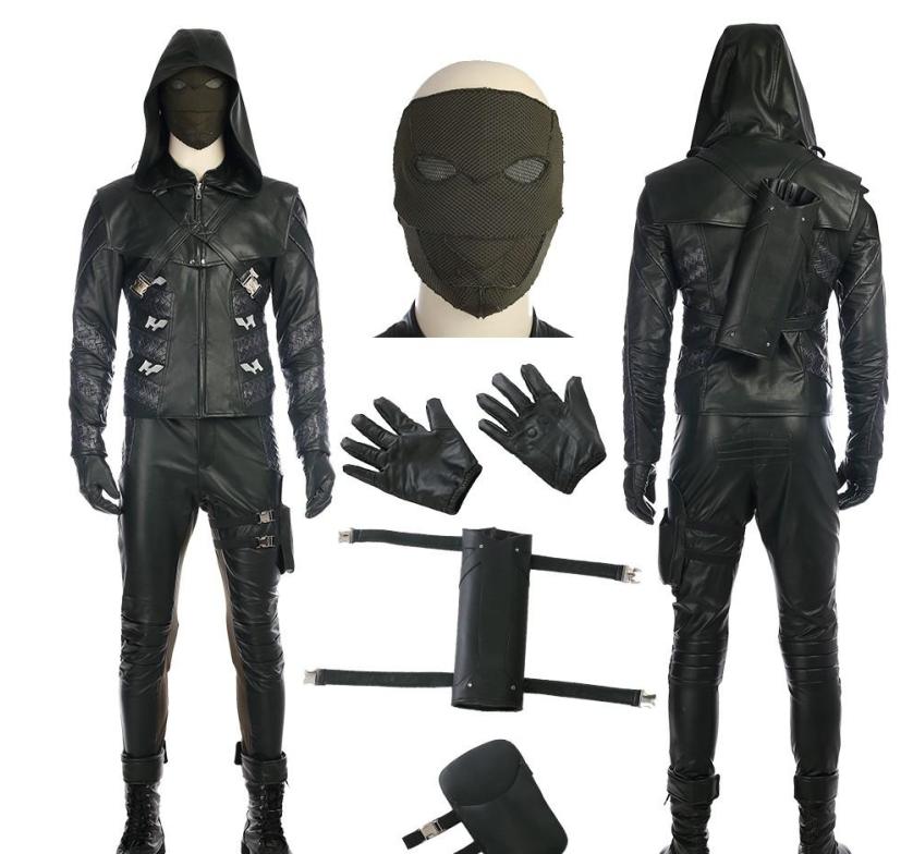 Green Arrow Season 5 Prometheus Costume Quentin Lance Cosplay Costume ...