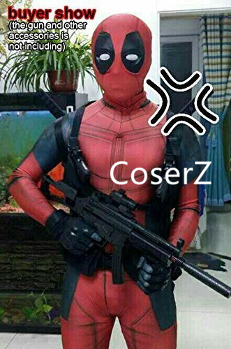 Superhero Cosplay Deadpool Custome 3D Digital Print Deadpool Cosplay C ...