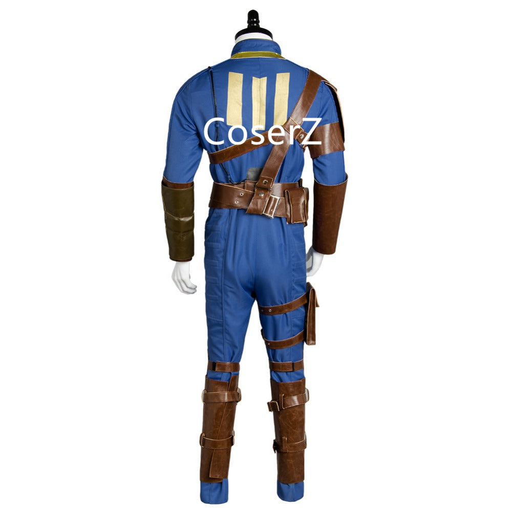 Fallout 4 FO Nate Cosplay Costume Vault #111 Jumpsuit Halloween Party ...