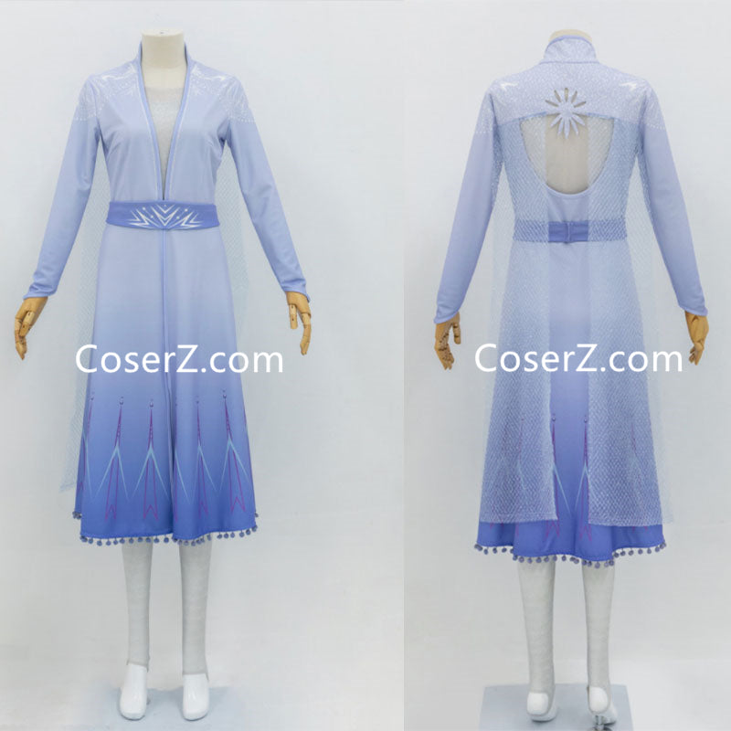 Frozen 2 Elsa Outfit, Blue Elsa Frozen 2 Costume New Dress for Cheap ...