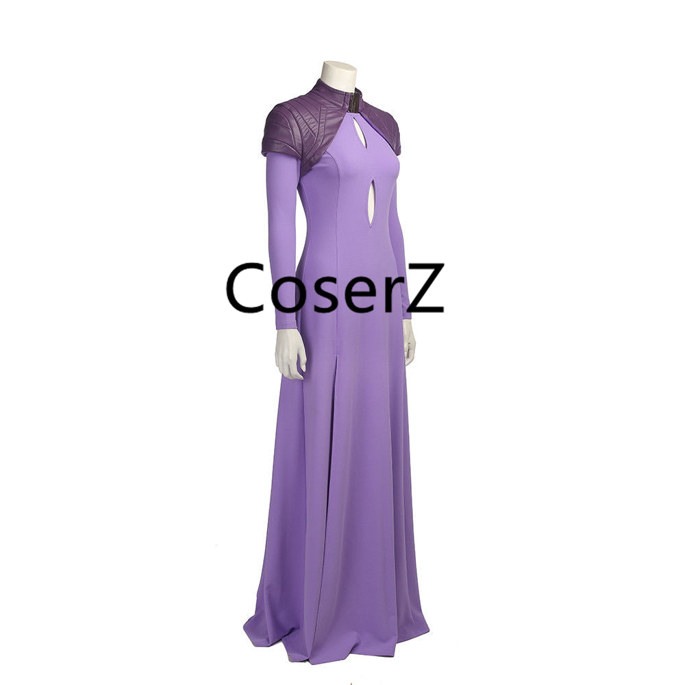 Inhumans Cosplay Costume Medusa Costume Women Medusa Purple Dress – CoserZ