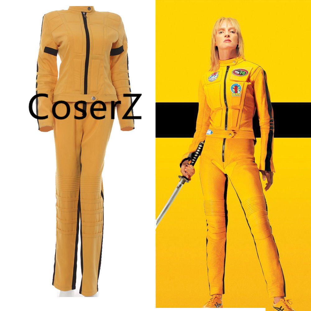 Game of Death Bruce Lee Kill Bill Tracksuit Ninja Costume Cosplay Kill ...