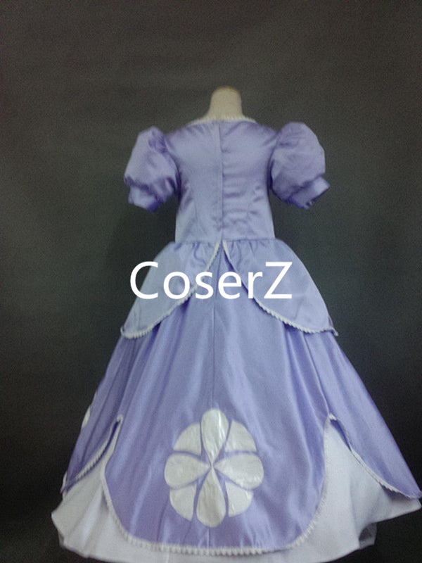Princess Sofia Dress Sofia Cosplay Costume Adult Girls – CoserZ