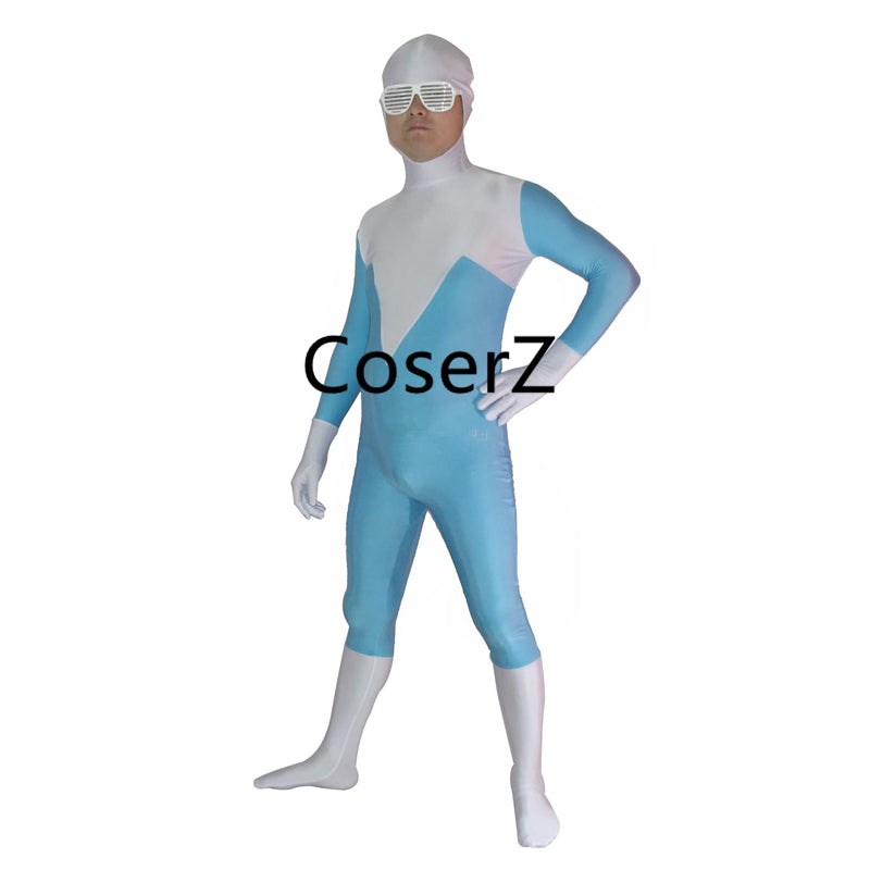 Superhero Frozone Costume Halloween Party Cosplay Zentai Suit – CoserZ